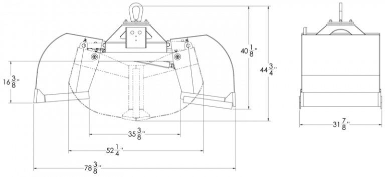 Clam Buckets - Heiden Crane Attachments